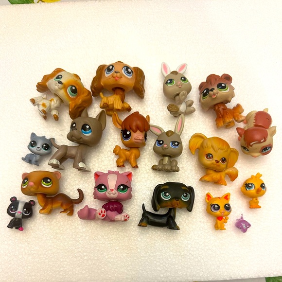 Toys | 15 Lps Littlest Pet Shop Dog Bunny Dachshund Cat | Poshmark